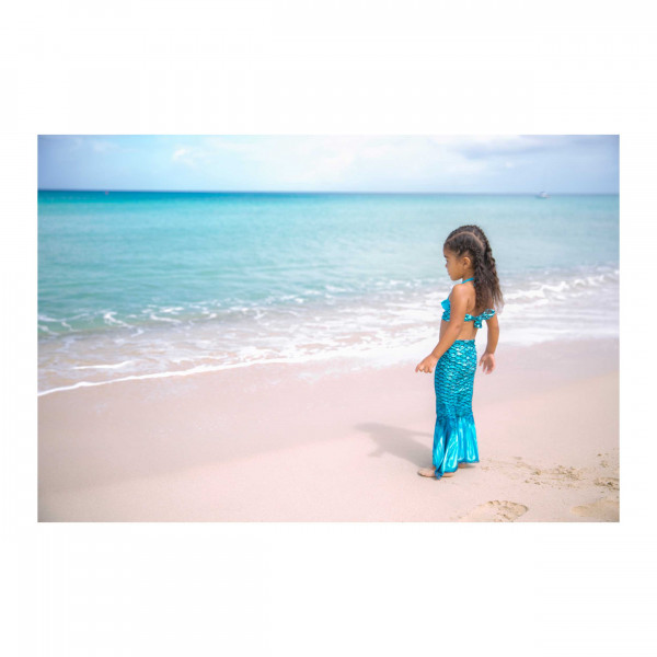 Fin Fun Meerjungfrau Bikini Set TIDAL TEAL | Bikinioberteile | Strand ...
